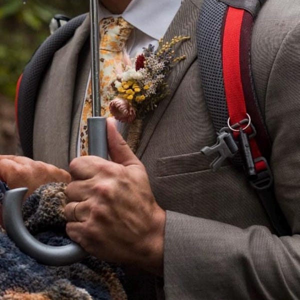 Neutral Rust Lavender Wildflowers Bouquet / Eucalyptus Greenery Bouquet ...