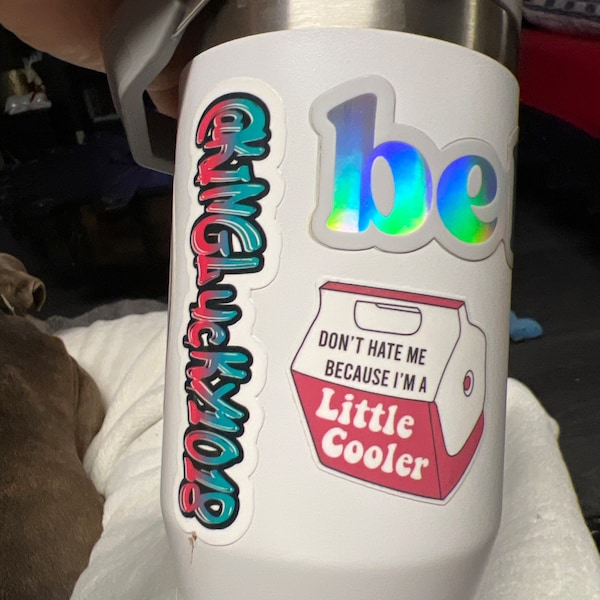 Little Cooler Vinyl Sticker, Vinyl Decal Sticker for Laptops, Cars ...