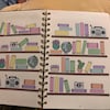 Night Time Reading Bookshelf Tracker Decorative & Functional Planning ...