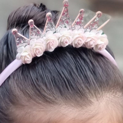 Girls Tiara, Tiara, Childs Tiara, Silver Tiara, Birthday Tiara ...