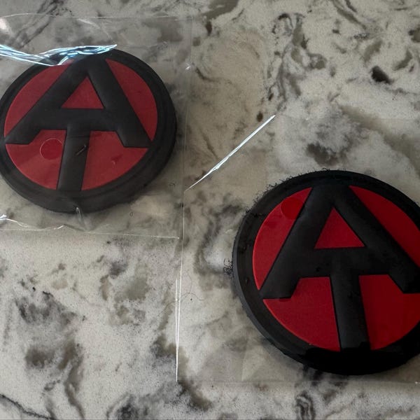 2-pack: Swim Fin PVC Morale Patches, 3 Inch Hook & Loop Attachment ...