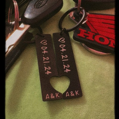 Personalized QR Code Keychain, Custom Code Keychain, Engraved Music ...