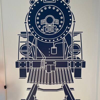 Steam Engine 1895 Locomotive Train Wall Decal - Etsy