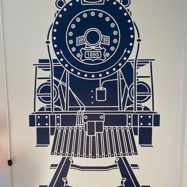 Steam Engine 1895 Locomotive Train Wall Decal for Your Train Themed ...
