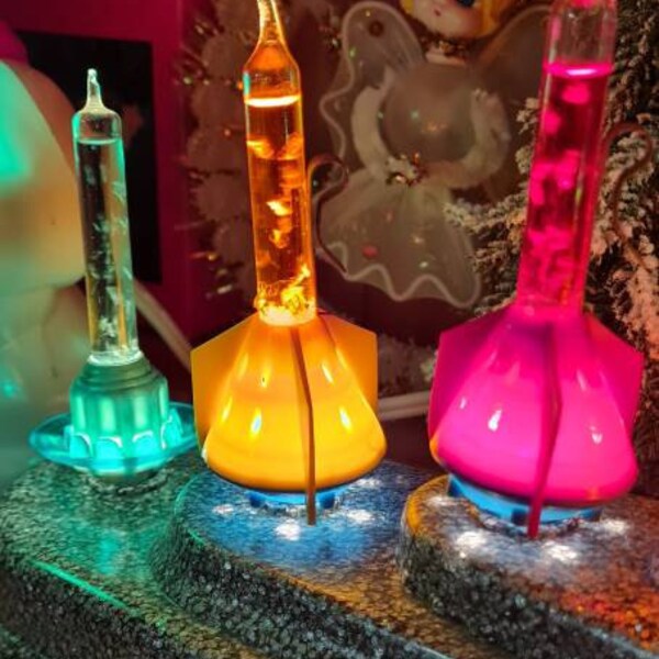 Old 8 Light C-6 NOMA Bubble Light Set in Original Colorful Box W Cord ...