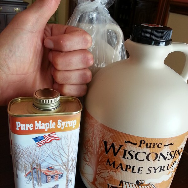 Pure Wisconsin Maple Syrup Gallon - Etsy