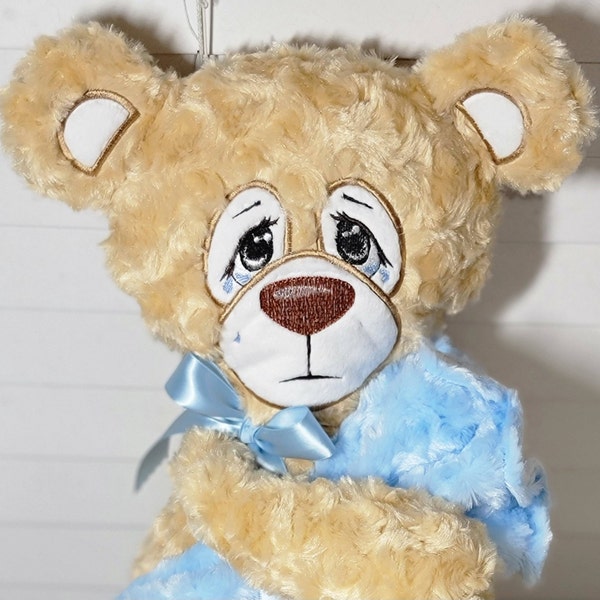 ITH Memory Bear Embroidery File: Teddy & Lovey (digital Download) - Etsy