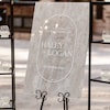 Marble Stone Bar Sign Wedding Unique Signage Menu Sign Drink Sign Bar ...