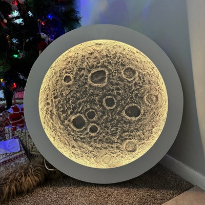 Realistic DIY Moon With 3D Illusion Instructional Pdf/how-to Guide ...