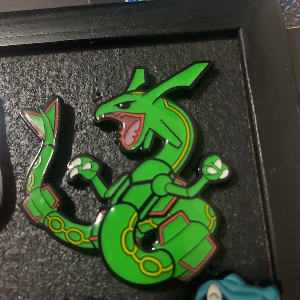 Rayquaza Pokemon Enamel Pin, Lapel Pin, Hat Pin - Etsy