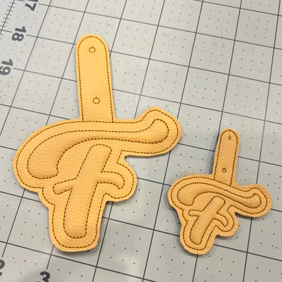 Puffy Foam Key Fob Snap Tab Gift Idea Monogram Alphabet Letters A-Z ...