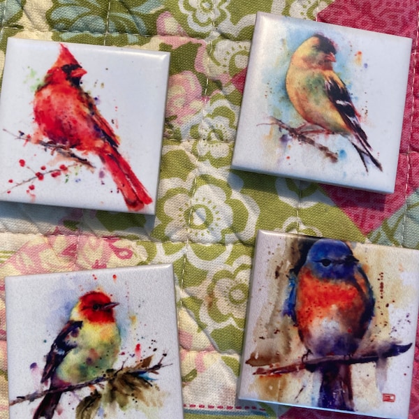 SONGBIRD Refrigerator Magnet Set by Dean Crouser - Etsy