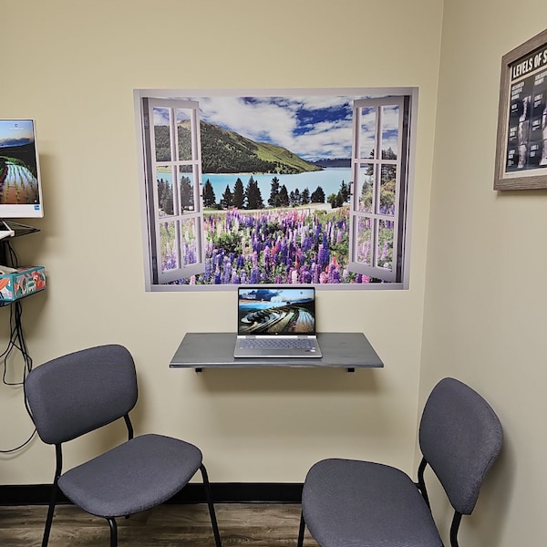 Free Shipping: Custom Fold up Desk, Water Resistant Small Space Table ...