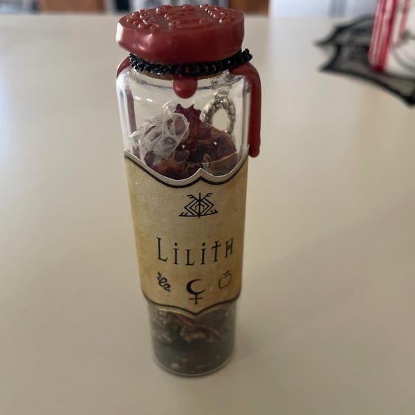 Lilith Offering Bottle Lilith Spell Lilith Goddess Lilith Devotional ...