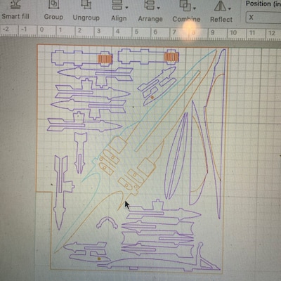 Plane Fighter Digital File for Laser and CNC CDR SVG Laser Cut Files ...
