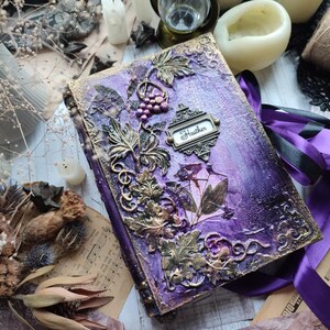 Gothic Diary Grimoire Custom Sketchbookbook of Shadows Spell Book ...