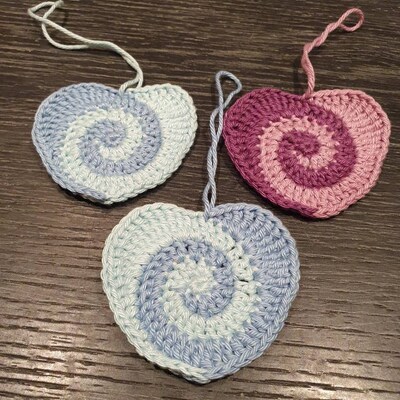 Swirly Heart Crochet Pattern PDF - Etsy
