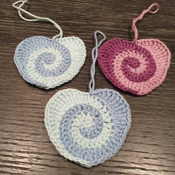 Swirly Heart Crochet Pattern PDF - Etsy