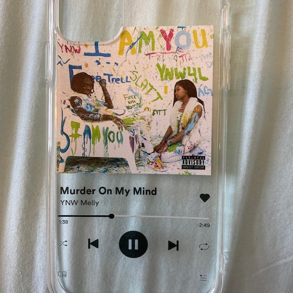 Custom Song Plaque Phone Case Music Album Cover for iPhone 15 Pro, 14 ...