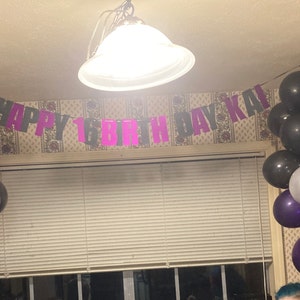 Custom Text Banner 5 Your Text Here Custom Party Banner Letter Sign ...