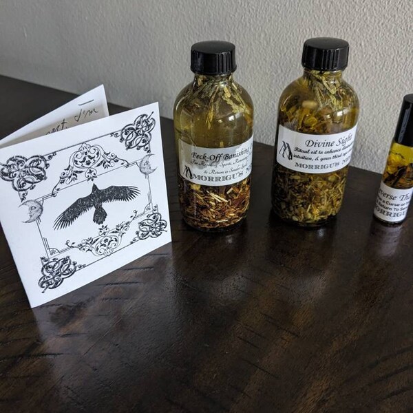 MORRIGAN INVOCATION OIL, Morrigan Goddess Ritual Oil, Spell Oil ...