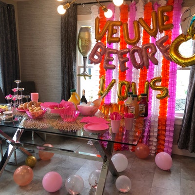 Veuve Themed Bachelorette Party Decorations Veuve Bach Party Decor ...