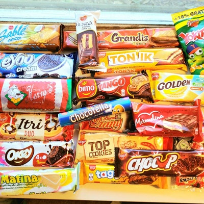 Best Moroccan Snacks Box: Bimo, Tonic Tagger Merendina Henrys Okey ...