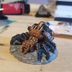 Mechanical Spider Clockwork Spider Miniature for Tabletop - Etsy