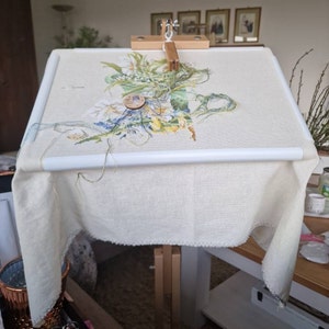 Needlework Floor Stand, Stand With Adjustable Heigh , Tapestry Cross ...