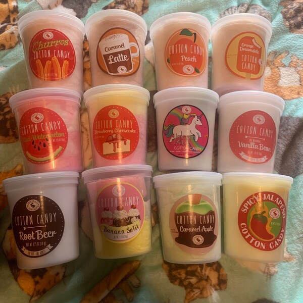Build Your Own 12 Pack of Cotton Candy - Etsy