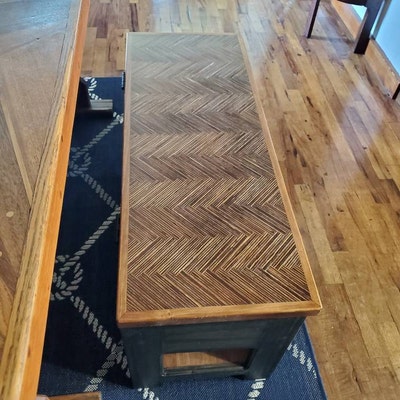Chevron Bench - Etsy