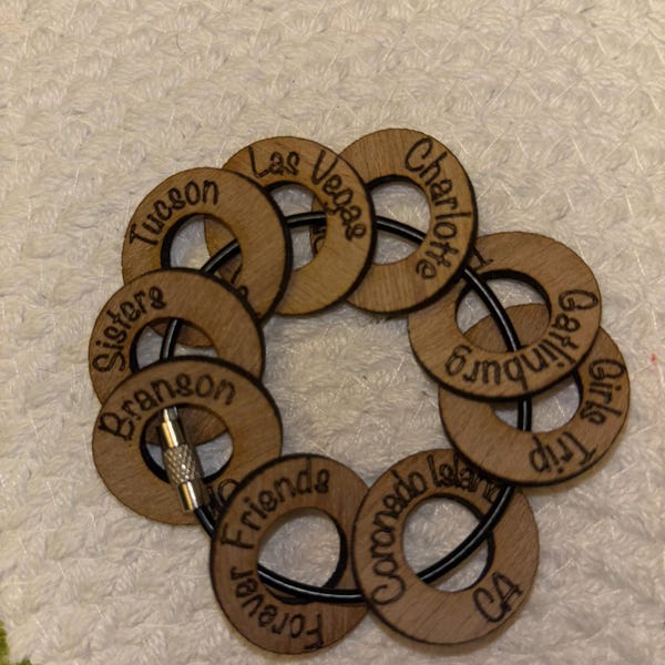 Personalized Travel Token Keychain Backpack Tag Country Visited ...