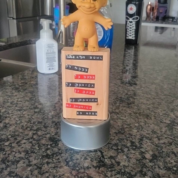 Geller Cup Troll Trophy - Friends TV Show Trivia, Thanksgiving - Etsy