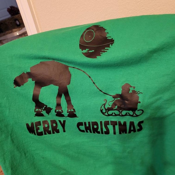 Merry Christmas at at STAR WARS, Atat Christmas, Disney Christmas Shirt ...