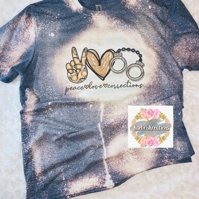 Peace Love Corrections Sublimation Png Digital Download, Peace Love ...