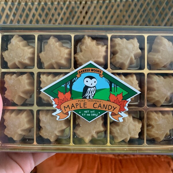 Maple Candy - Gold Gift Box of 15 Maple Leaf Candies - Free Shipping - Etsy