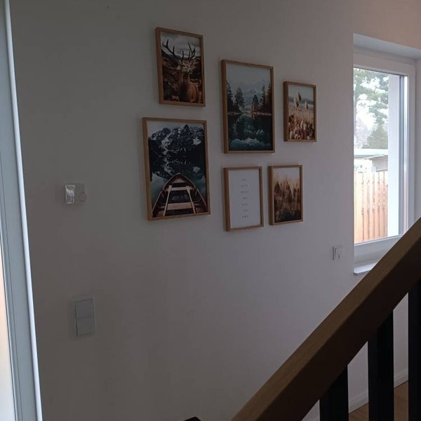 Heimlich® Premium Poster Set Bilder Wohnzimmer Wandbilder Schlafzimmer ...