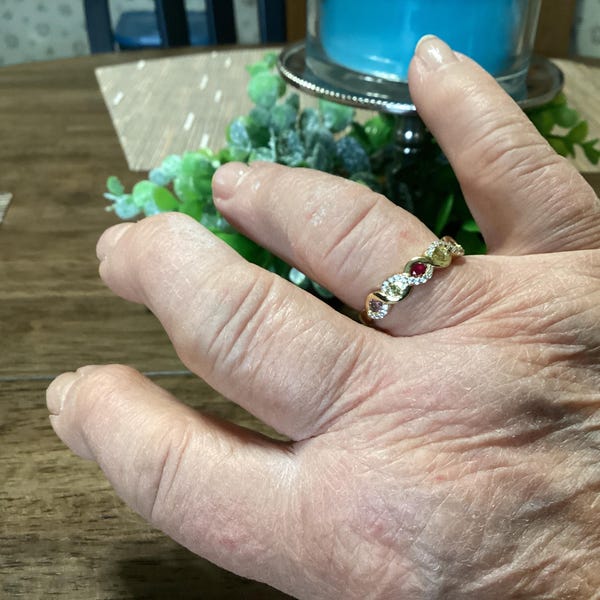 Personalized Sweet 16 Ring for Teen Girl, Custom Infinity Ring With ...