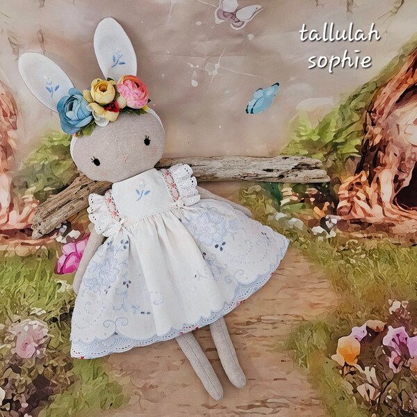 Bunny Sewing Pattern PDF Make 2 Types of Cloth Bunny Rabbit Doll ...