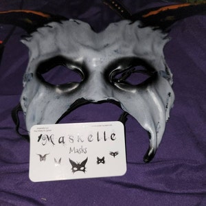 Black Goat Mask by Maskelle Masks is Flexible Washable Adult Size ...