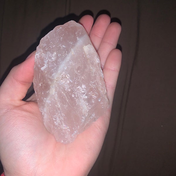 Raw Rose Quartz, Deep Pink Calming Rose Quartz, Energy Vibration of ...