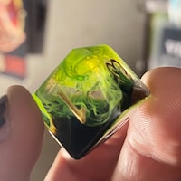 ELDRITCH POISON Dice Handmade Resin 7 Dice Set With Box for Call of ...