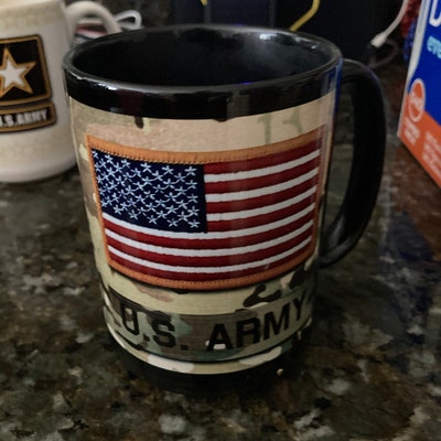 US Army Personalized Enlisted Mug All Ranks, E1-E9 Customize With Name ...