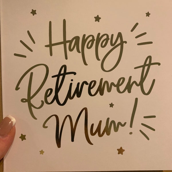 Happy Retirement Mum Card - Mum Retirement Card, Goodbye Tension Hello ...