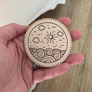 Square Leather Patch Monogram Leather Patch Backpack | Etsy