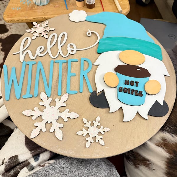 Spring Sign Bundle 1, DIGITAL Download, Round Door Hanger Svg ...