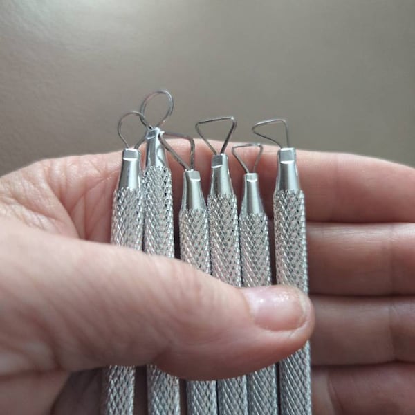 Set of 3 Silicone Rib Tools for Pottery, Ceramics, and Clay. Strong and ...