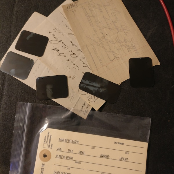 10 Blank Toe Tags / Mortuary Cards - Etsy