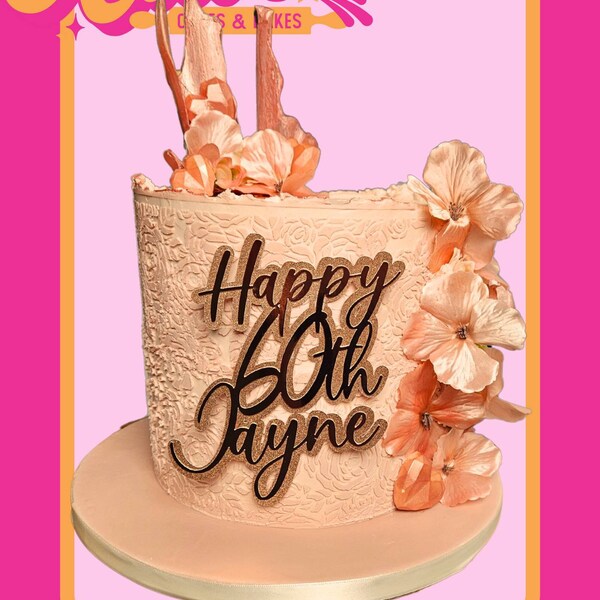 Make up Cake Topper Set / Girly Birthday, Cake Decorations, Cupcake ...