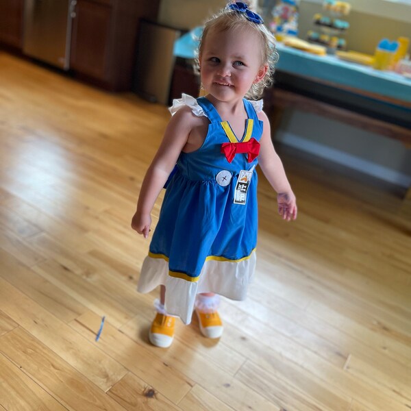 Donkey From Shrek Vintage RARE Fabric Dress Size 6 Ruffles - Etsy